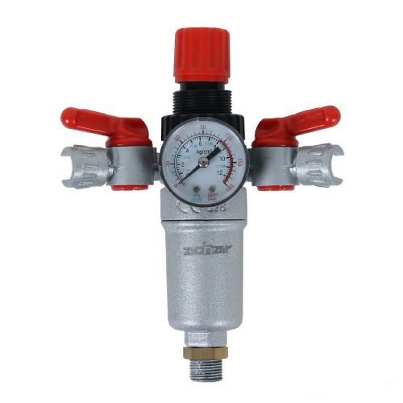 Zion Air Drukregelaar met filter 3/8'' - Tuinmachineconcurrent
