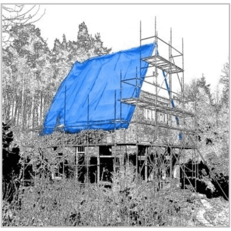 Dekkleed super tarp premium 10X15 mtr 250gr alle kleuren ...