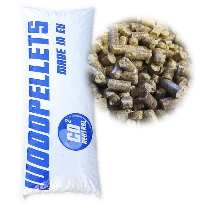 Woodpelets Pellets witte zak woodpellets zak a 10 kilo( alleen winkel ...